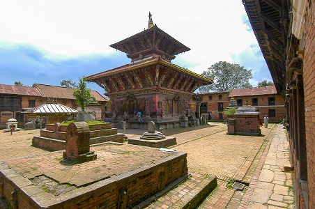Changu Narayan temple; oldest temple in use in the Kathmandu valley